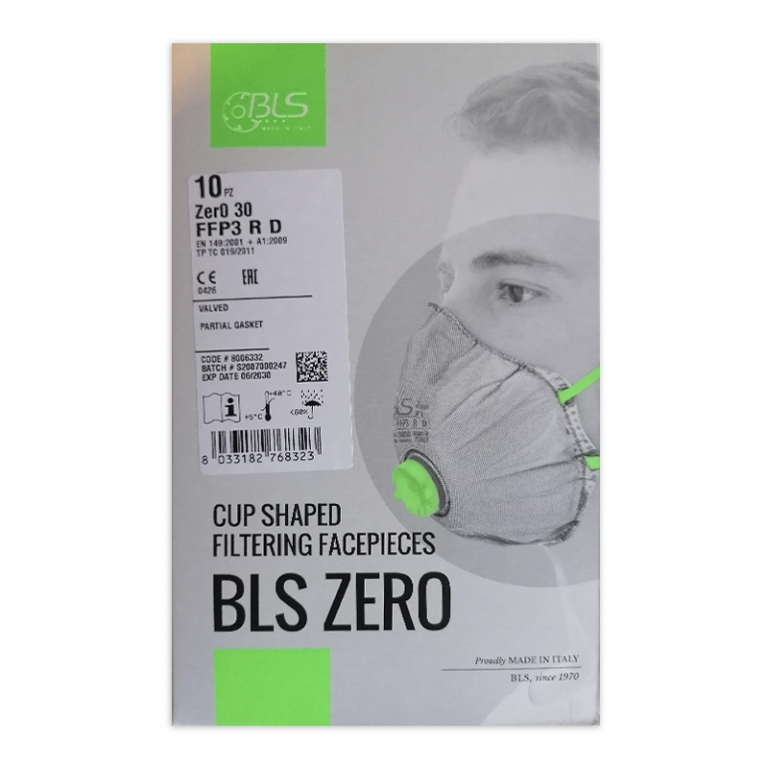 Hengityssuojain BLS Zero FFP3 venttiilimalli, 10kpl pak – Tarvikevaltti